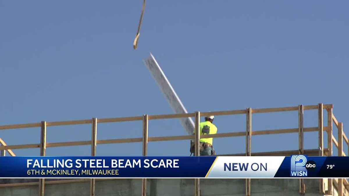 Steel beam crashes down during museum ceremony in Milwaukee