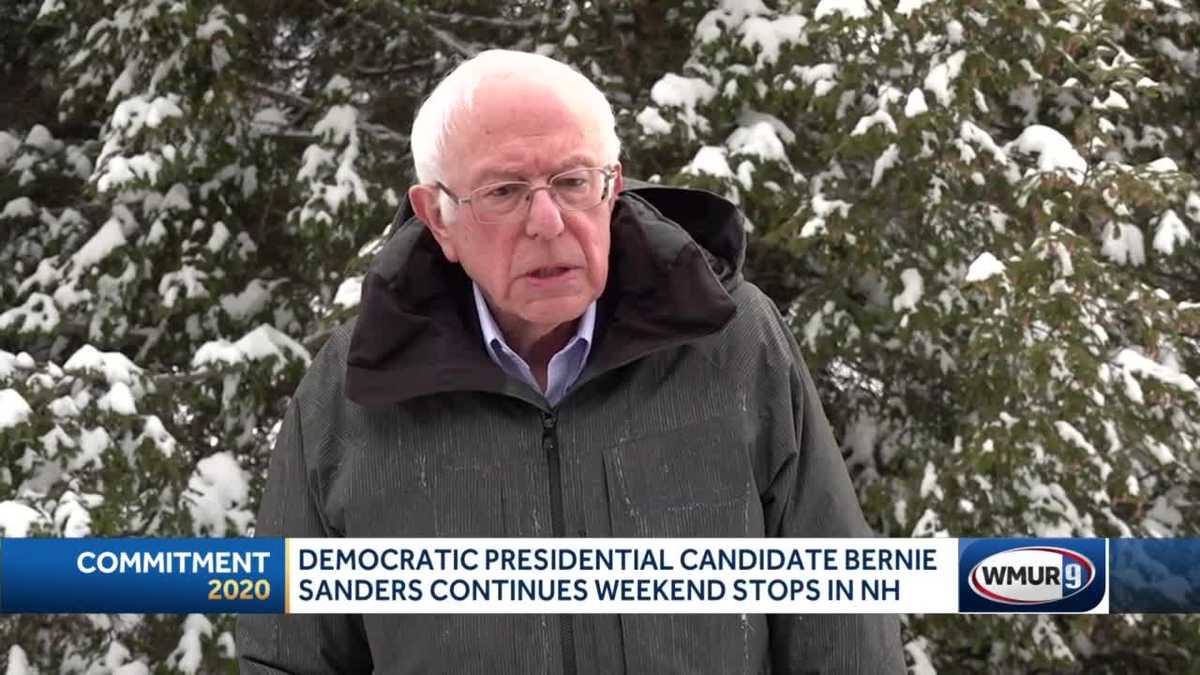 Bernie Sanders continues weekend stops in New Hampshire, covers tension ...