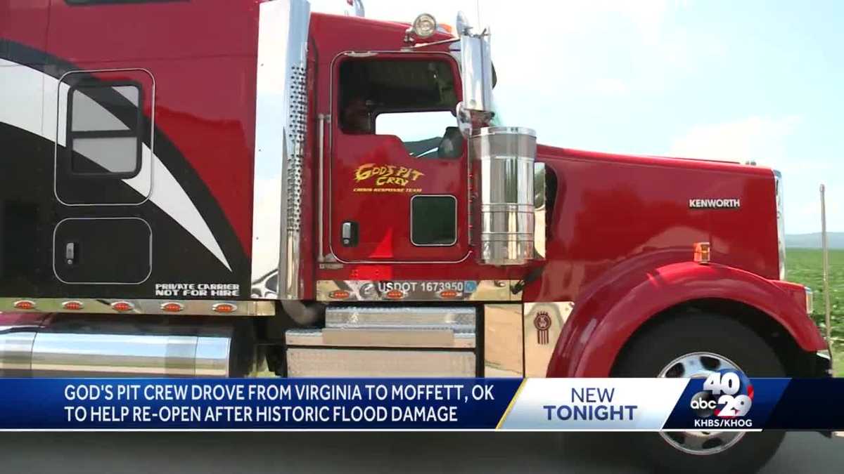 God's Pit Crew drove from Virginia to Moffett, OK to help re-open after ...