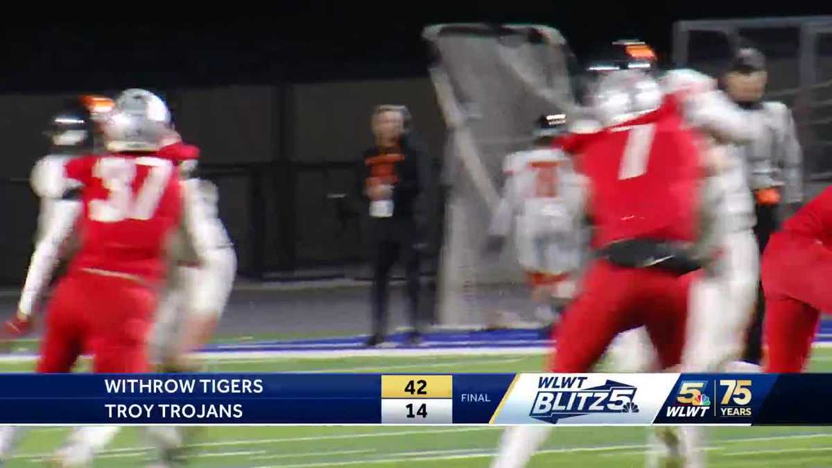 Withrow Tigers 42, Troy Trojans 14