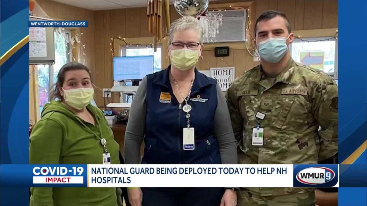 National Guard members deployed to NH hospitals