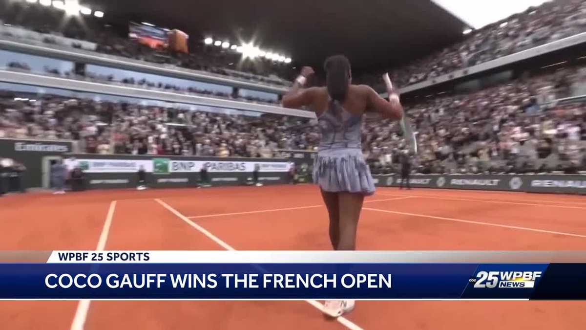 Family, fans react to South Florida native Coco Gauff's French Open title