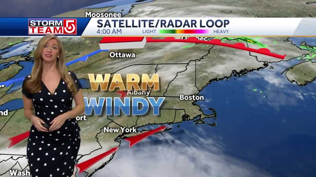 Video- Warm And Windy, Tracking Rain From Delta