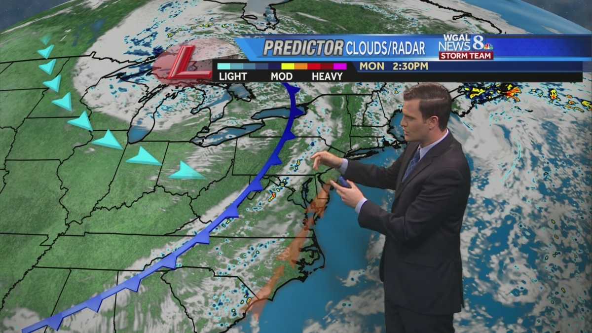 Nice end to the weekend, rain possible tomorrow