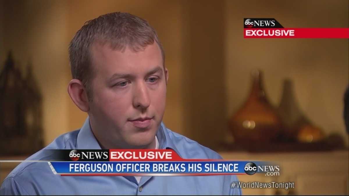 Ferguson Police Officer Darren Wilson speaks out for first time