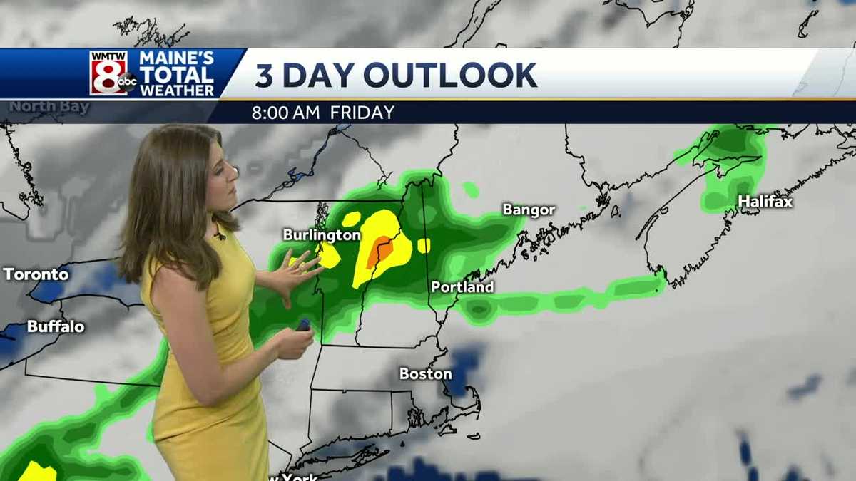 Mainly clear tonight, but humidity and showers are on the way