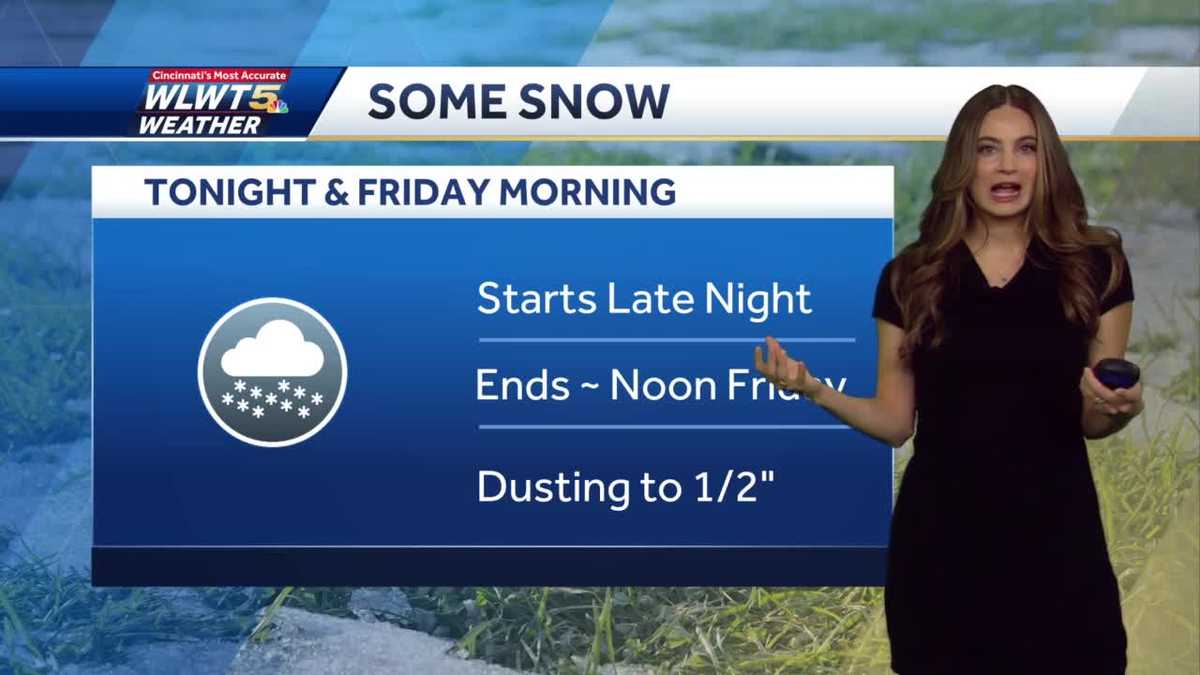 Cold weather lingers; chance for snow tonight