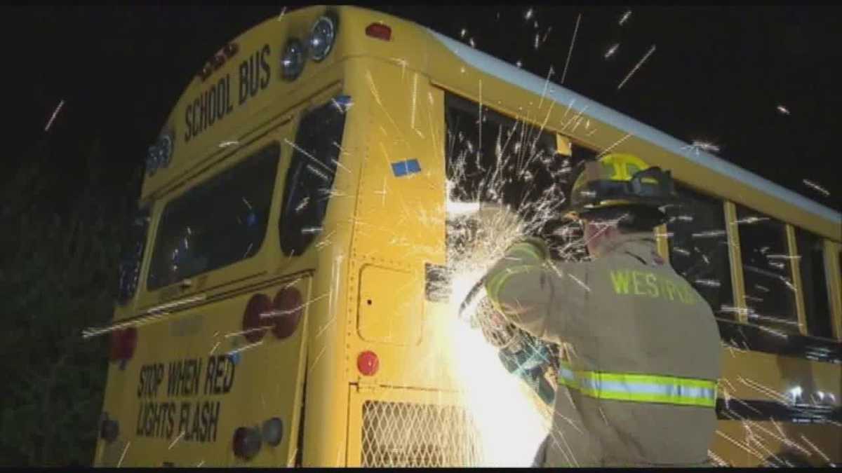 Old Modesto school bus helps give crews special training