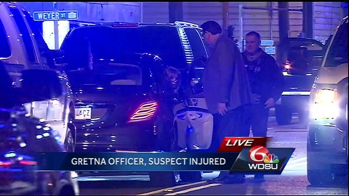 Gretna police officer injured during chase, shootout