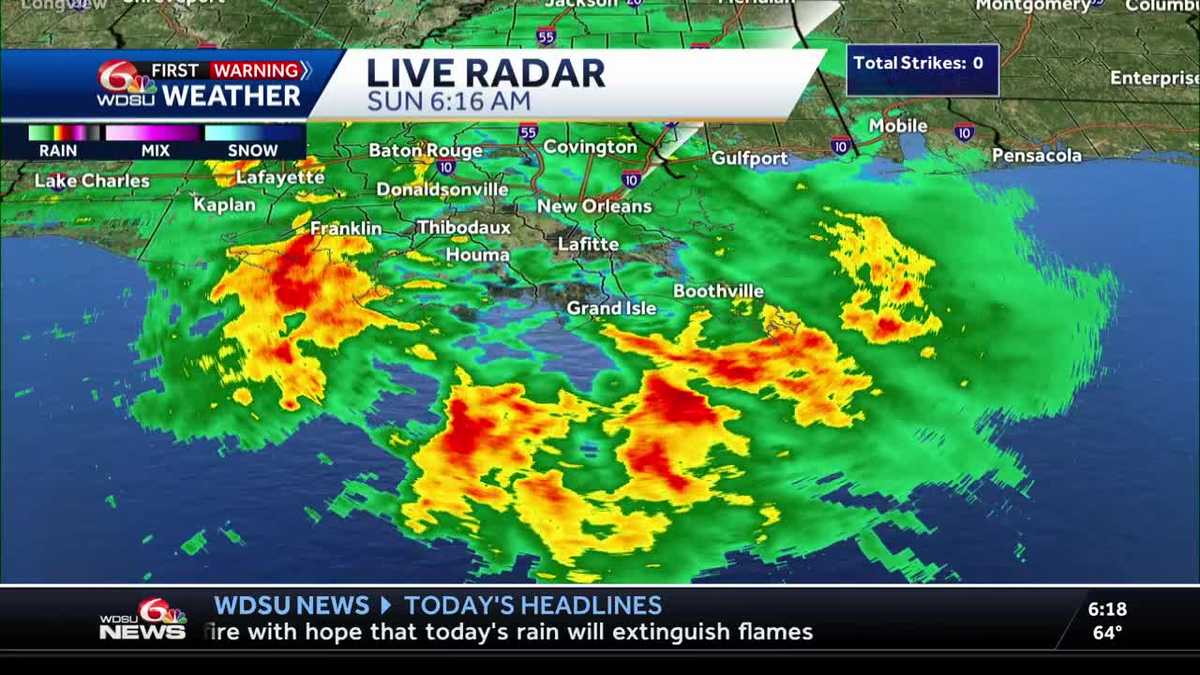 An explanation the importance of WDSU First Warning Radar