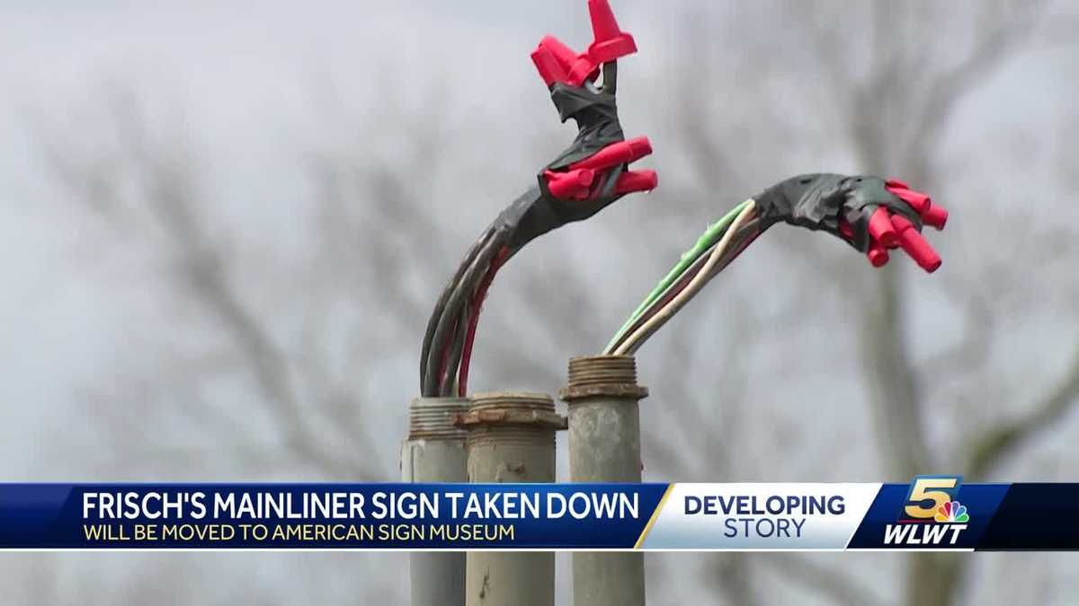 Iconic sign now removed from parking lot of ﻿former Frisch's Mainliner ...