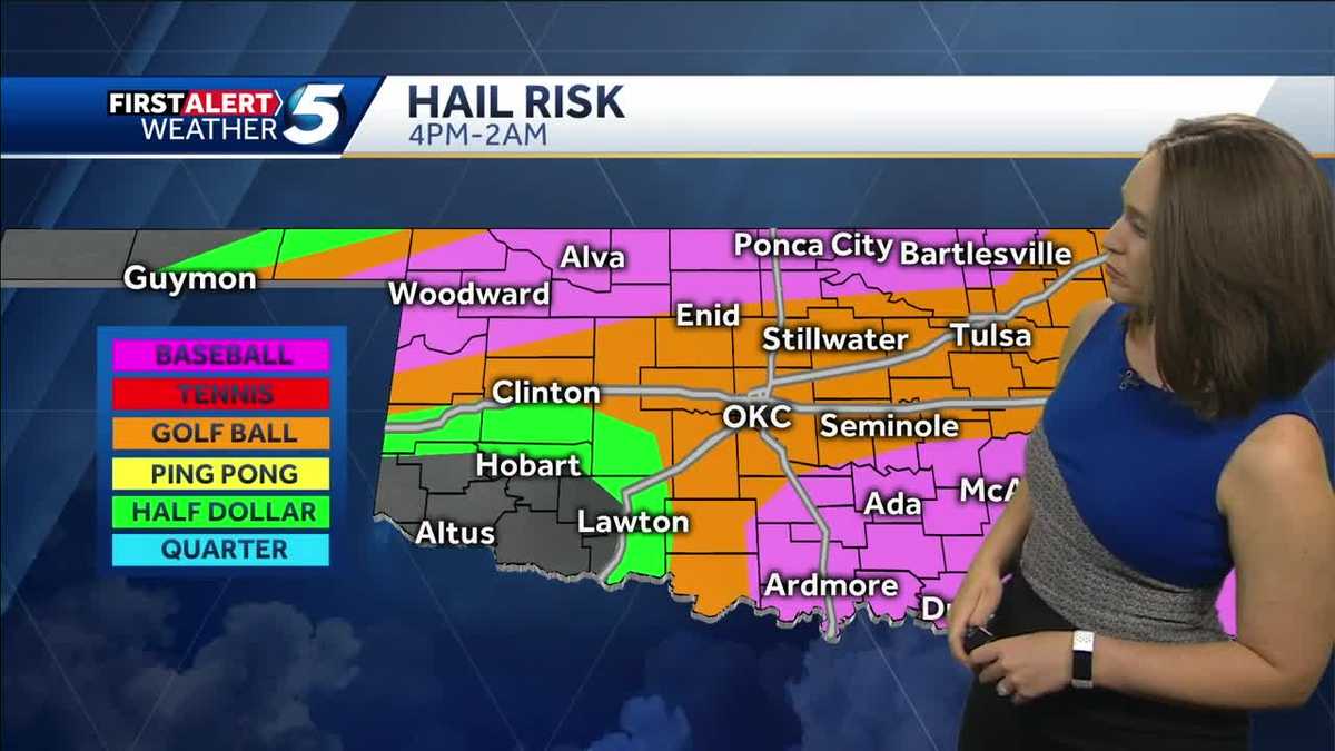 Stay weather aware! Severe storms expected Wednesday across Oklahoma