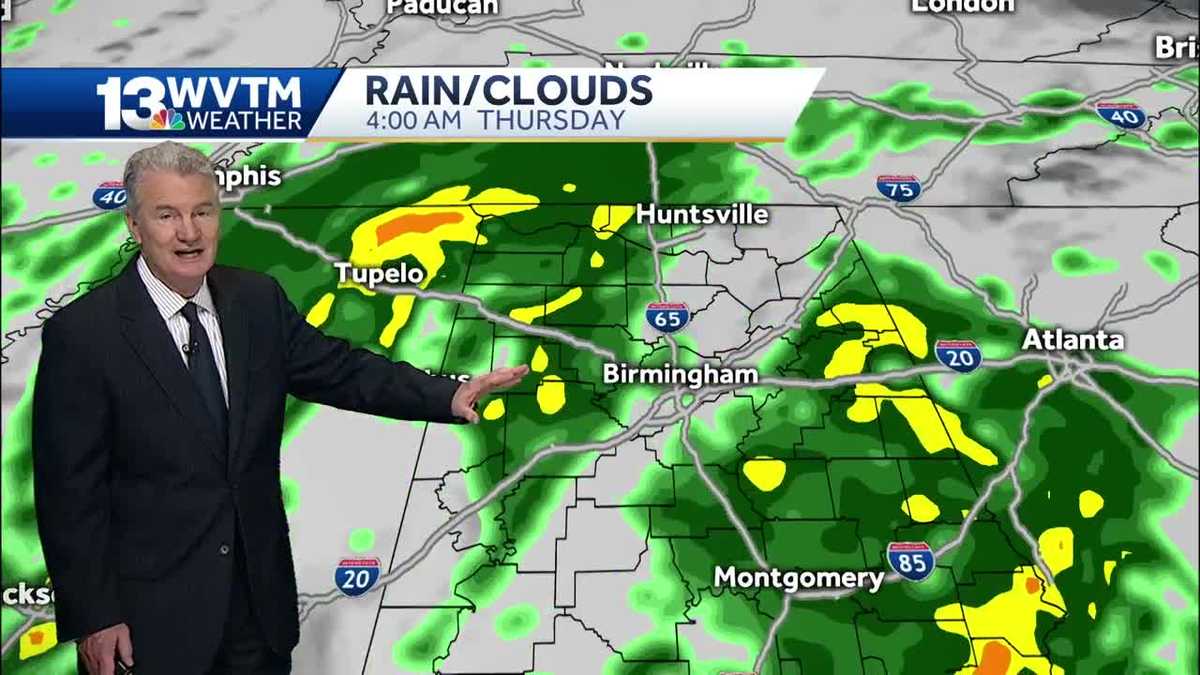 Increasing rain chances the rest of the week