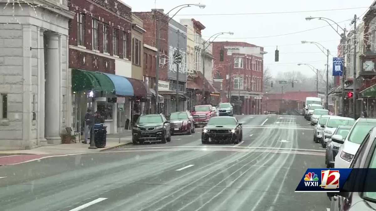 Surry County seeing wet, icy roads following winter storm
