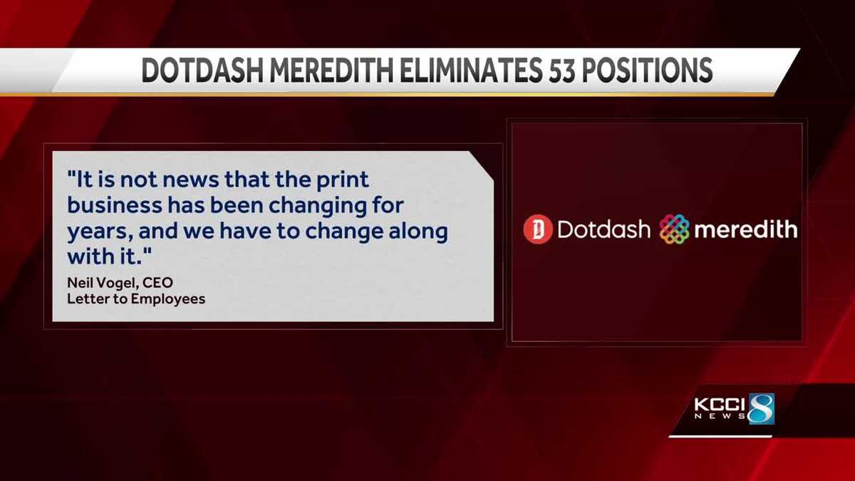 Dotdash Meredith to eliminate 53 positions