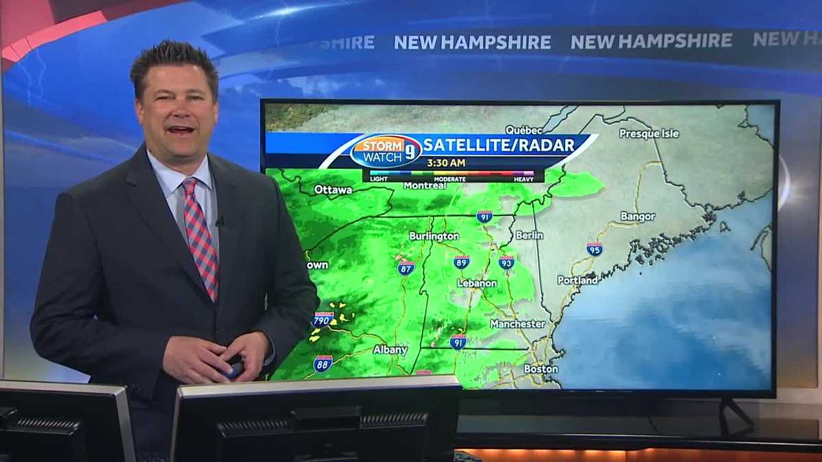 Watch: Rain moves in