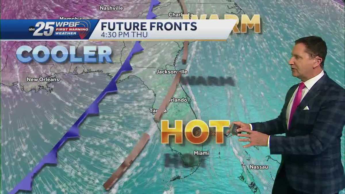Hot and windy, a few storms across South Florida