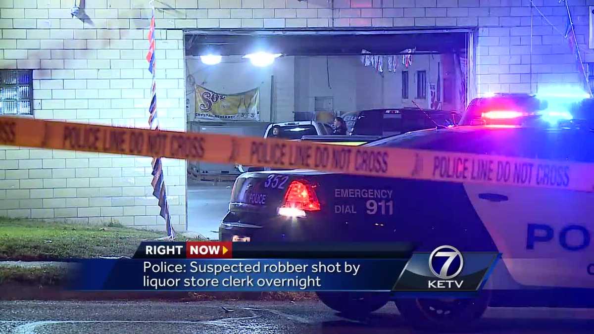 Police Suspected Robber Shot By Liquor Store Clerk Overnight