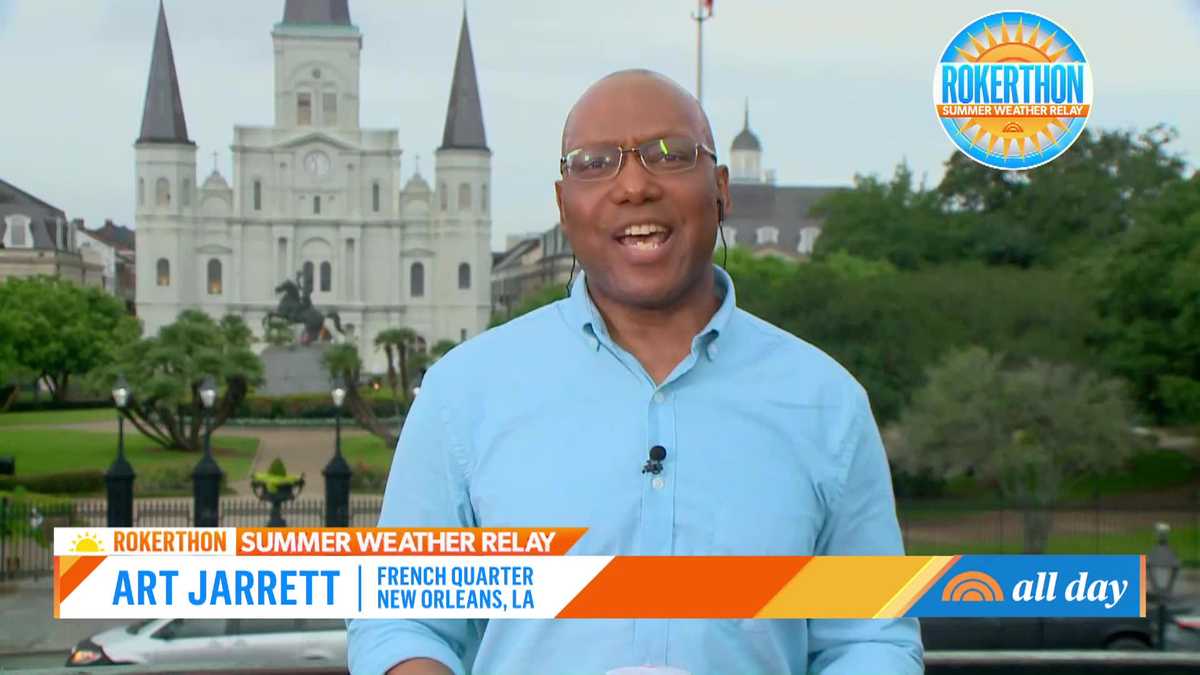 WDSU's new meteorologist Art Jarrett helps Today Show's Al Roker break ...