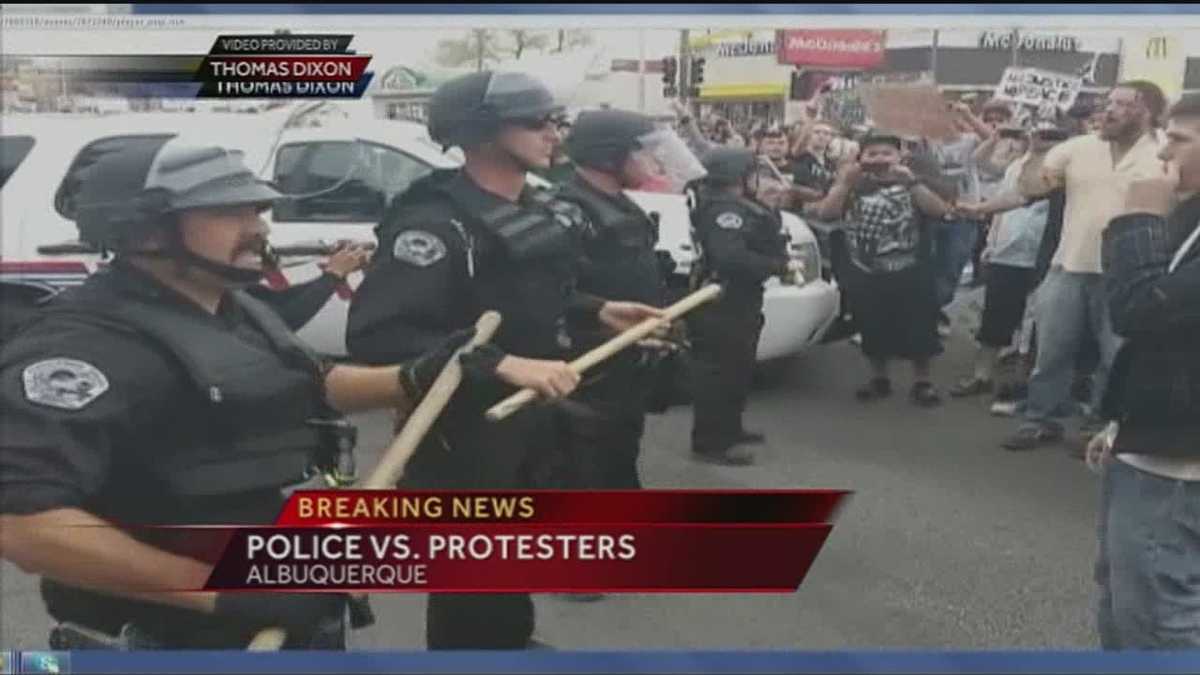 Protesters tell their story via live stream