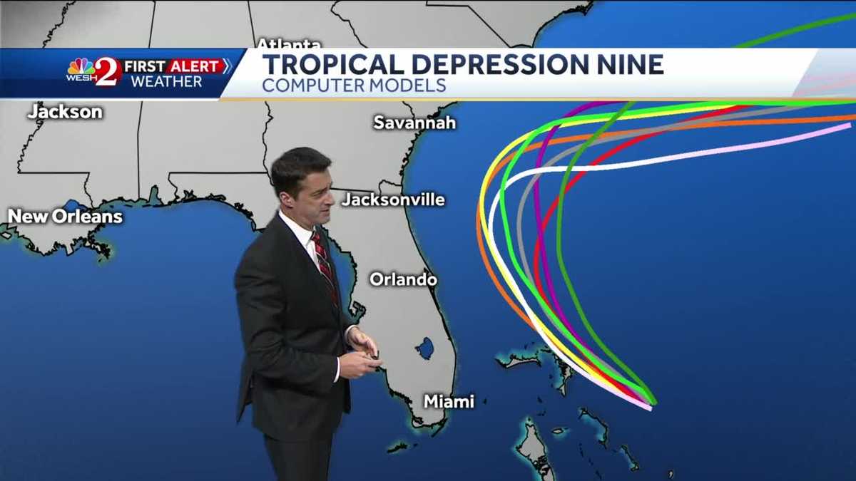 Potential Tropical Cyclone 9 becomes Tropical Depression 9; cone shifts ...