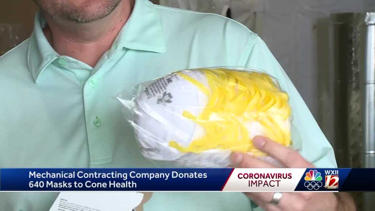Company donates 640 masks to Cone Health to protect medical staff