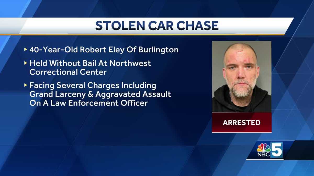 VSP trooper injured, cruiser damaged during stolen car chase