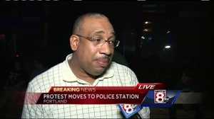 BLM Protest in Portland: Rev. Kenneth Lewis speaks out