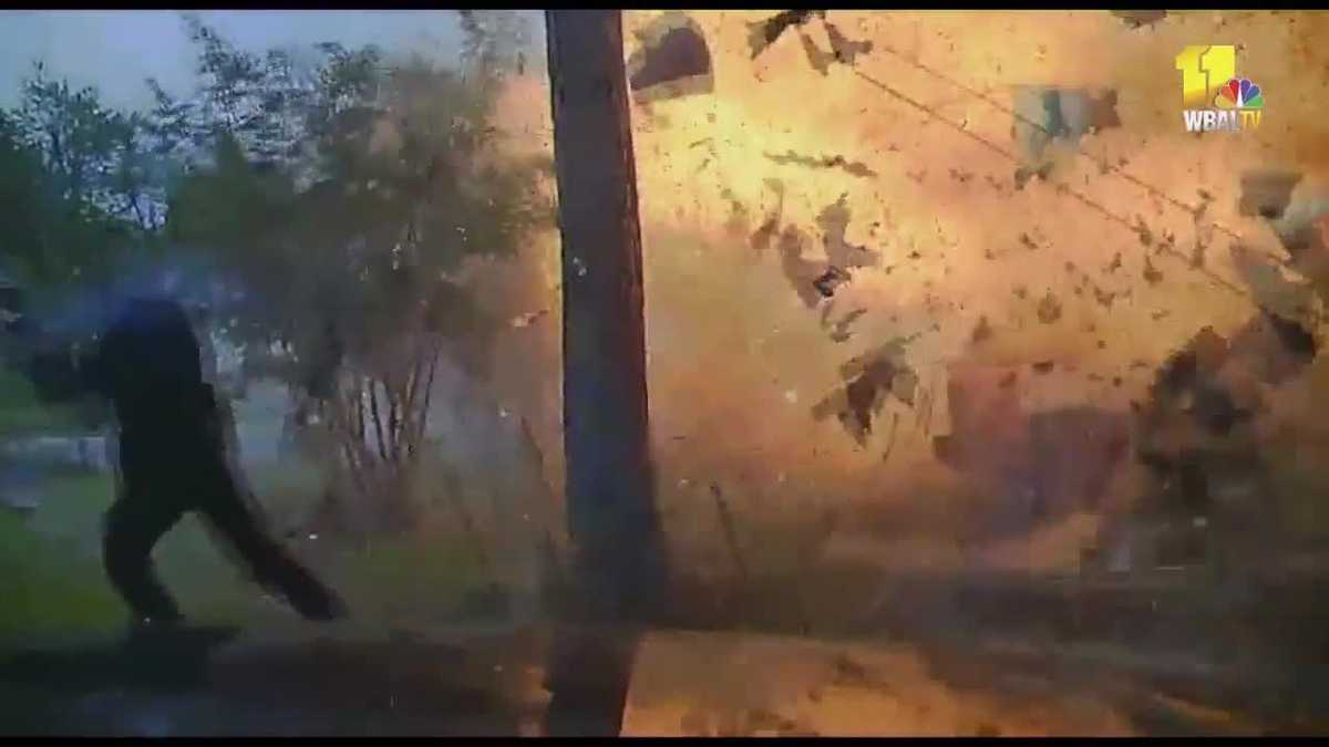 House explosion in Texas caught on camera