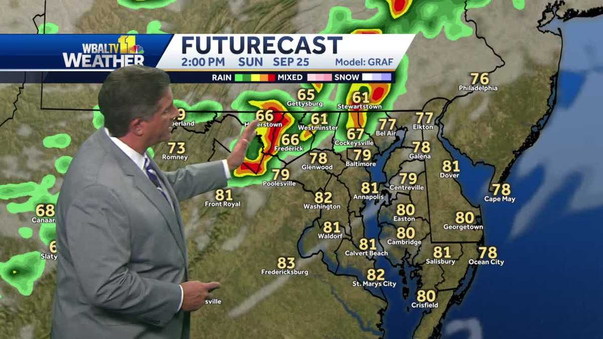 Tony shows possibilities for storms Sunday