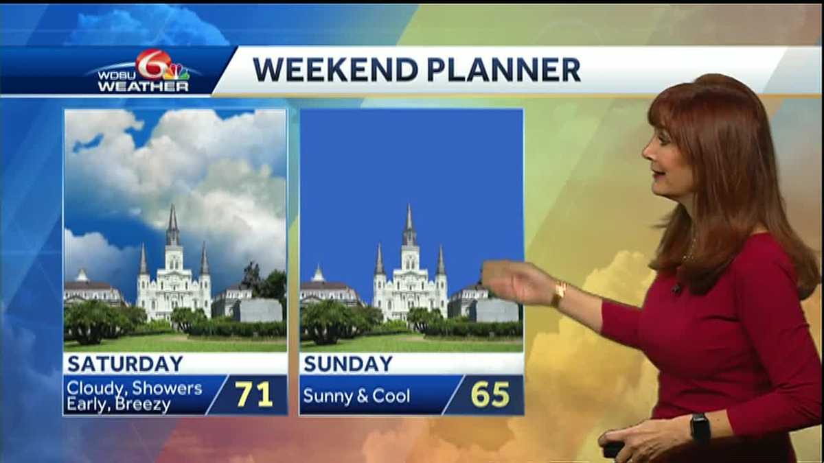 Cold front Saturday morning