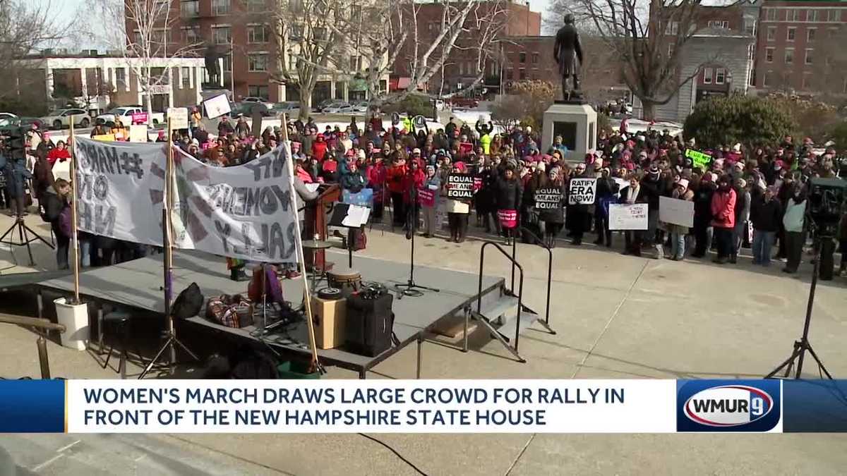 Women's March draws large crowd at NH State House