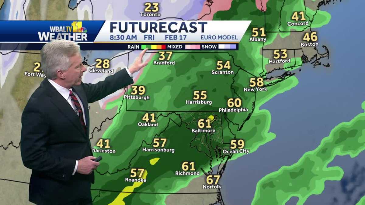 Rain will slow Friday commute before wind and cold temps 🌧
