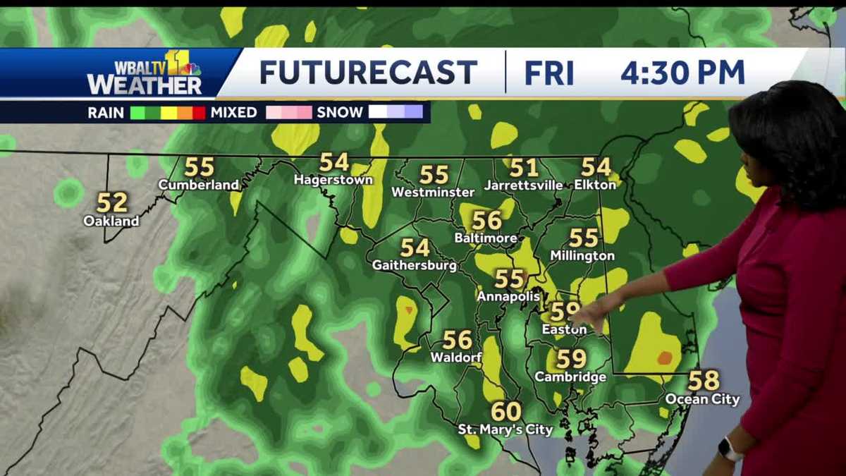 Heavy rain + winds = Coastal Flood Watch for Maryland