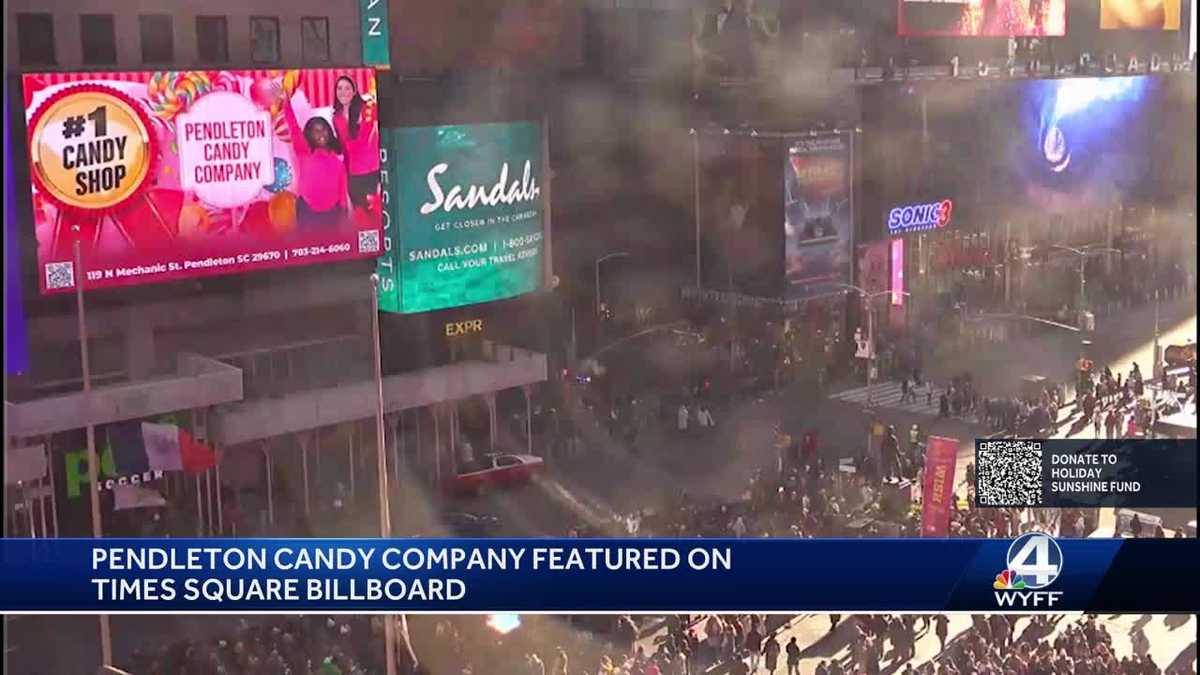 Pendleton Candy Company becomes a 'big apple' highlight in Times Square