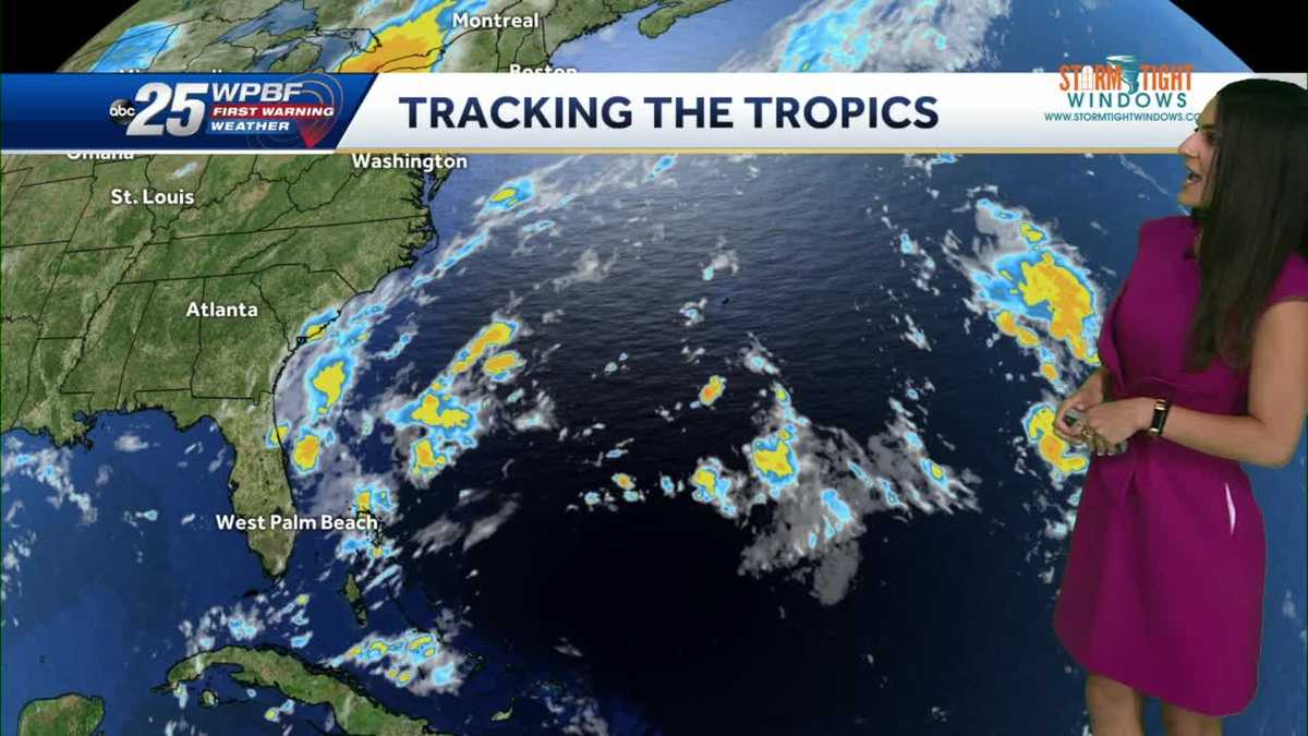 Two Tropical Storms in the Atlantic