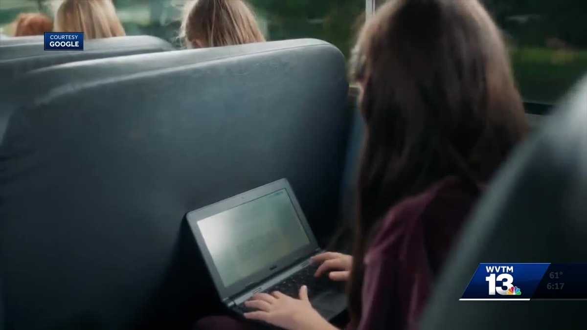 Talladega County Schools celebrate Google "Rolling Study Hall" program