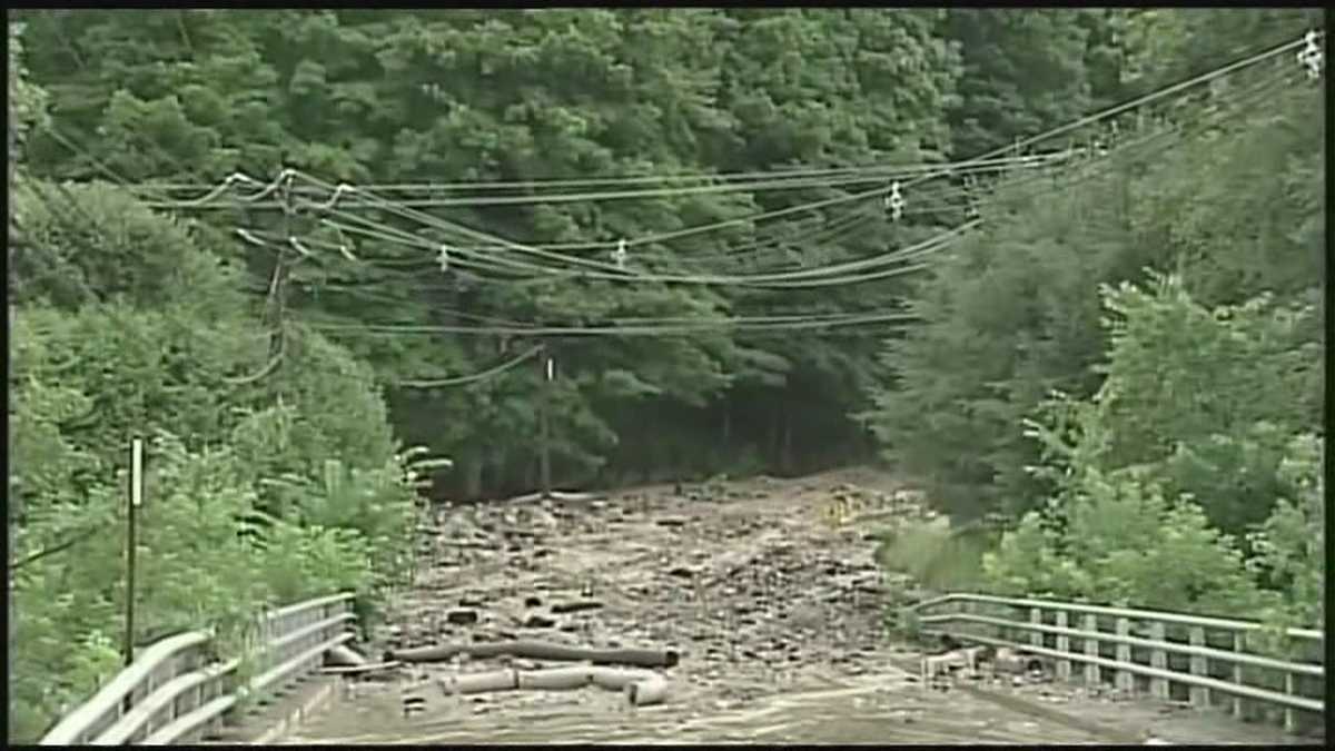 Road damaged, evacuations ordered after flash flooding in Lebanon