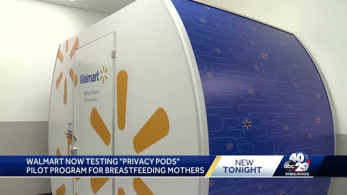 Bentonville Walmart tests “privacy pods” for breastfeeding mothers
