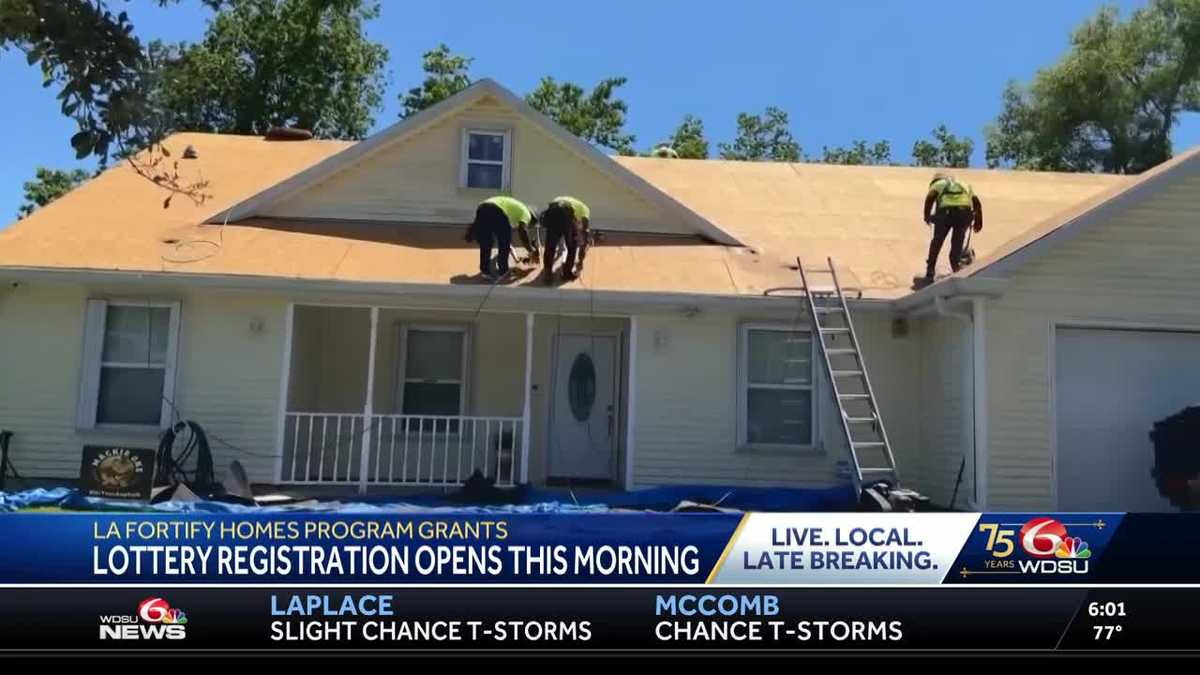 Louisiana fortified homes program lottery registration opens
