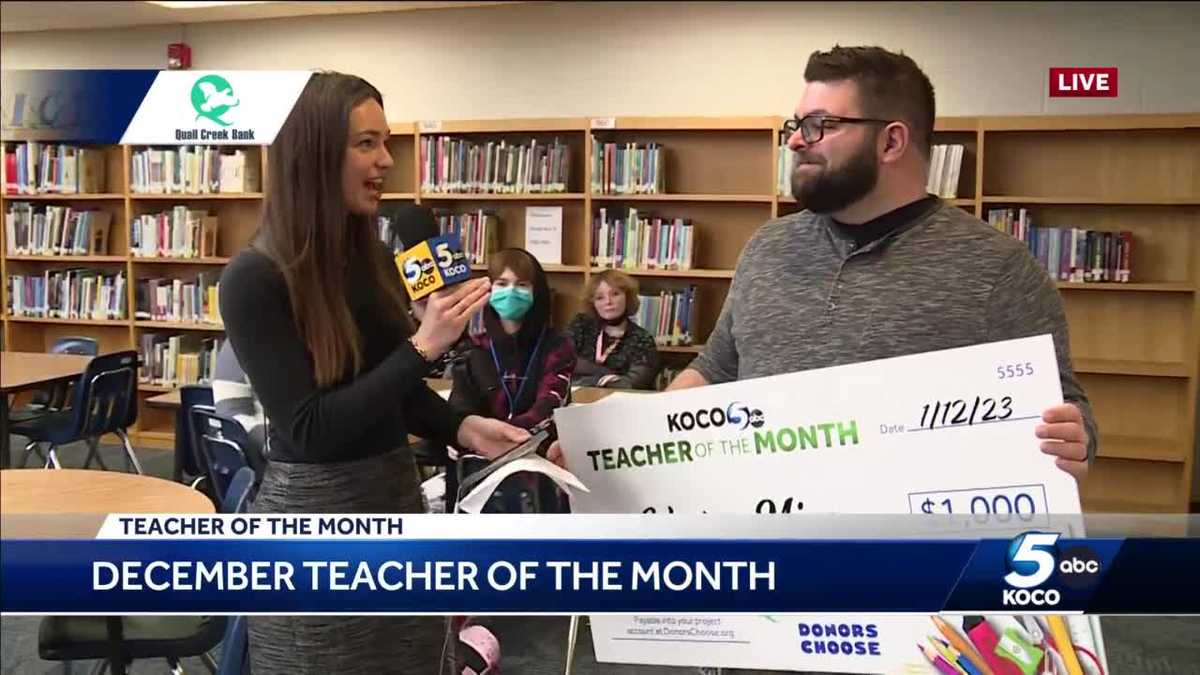 Moore teacher named KOCO 5’s December Teacher of the Month