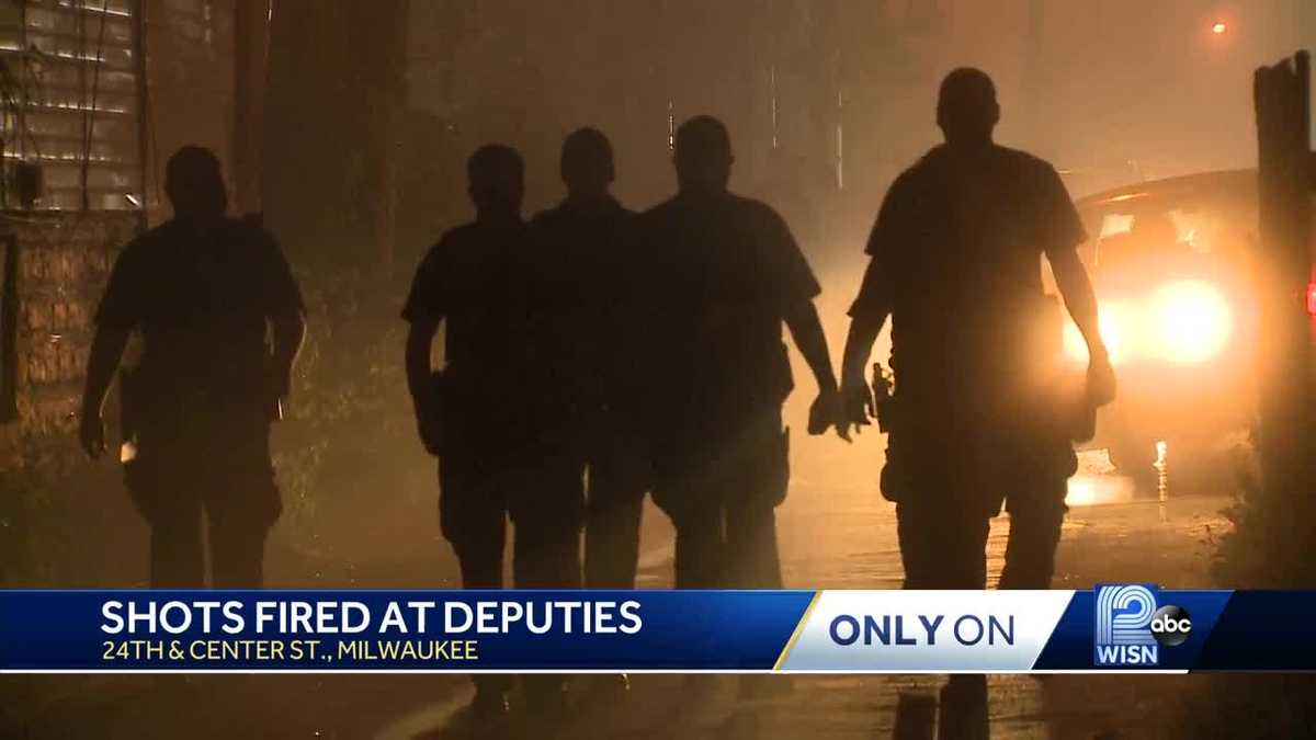 Officers search for person who fired shots at deputies during chase