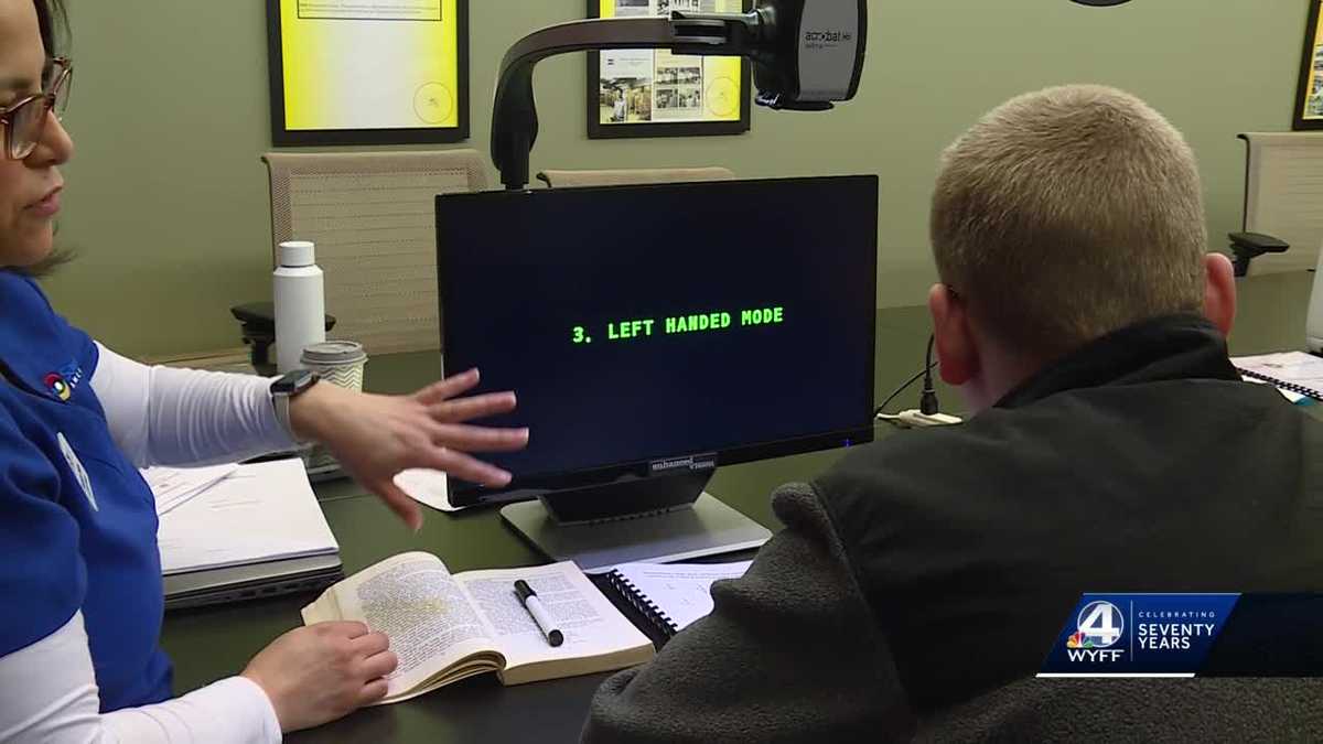 Children in SC are being given visual high tech aids.