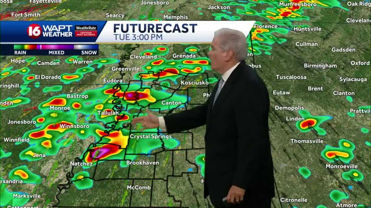 Video: 16 WAPT Chief Meteorologist David Hartman is tracking the storms