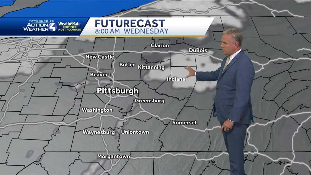 Partly cloudy Wednesday
