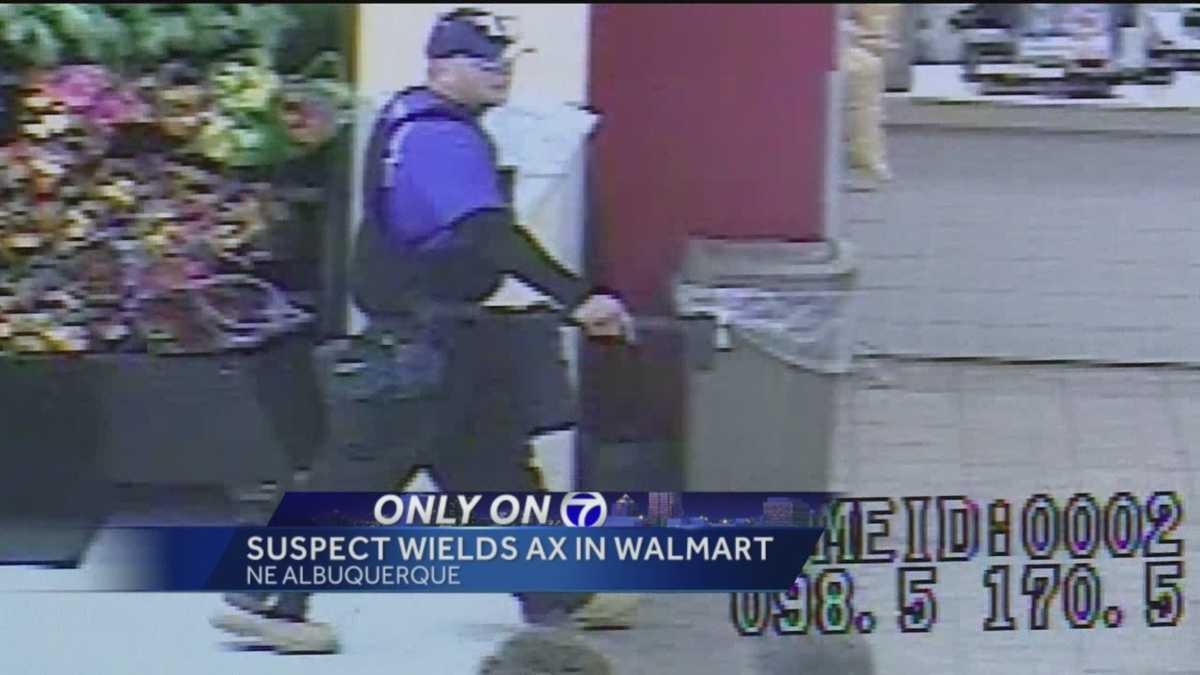 Video: Ax-wielding man steals tools from Walmart