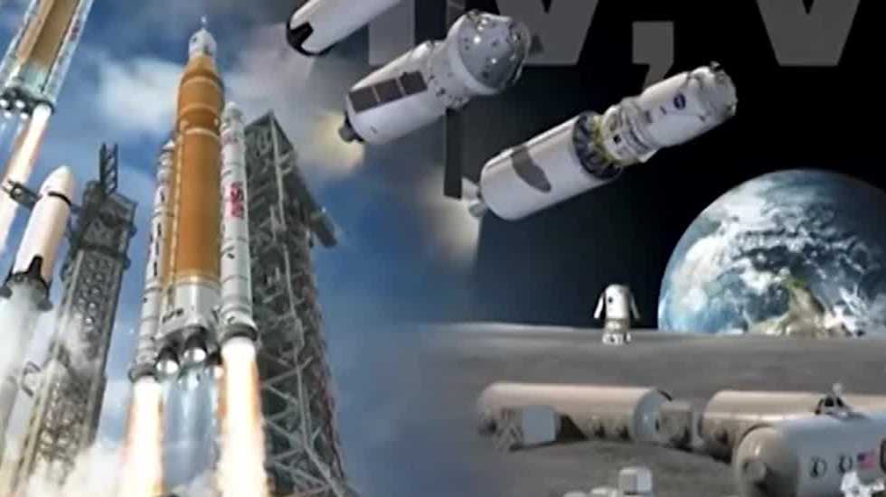 NASA aims for permanent moon presence, fast-tracks Mars plans