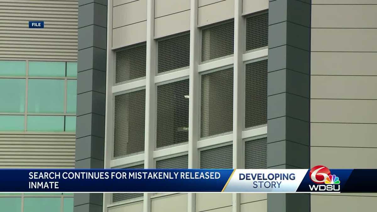 Law enforcement plea for mistakenly released inmate to turn himself in