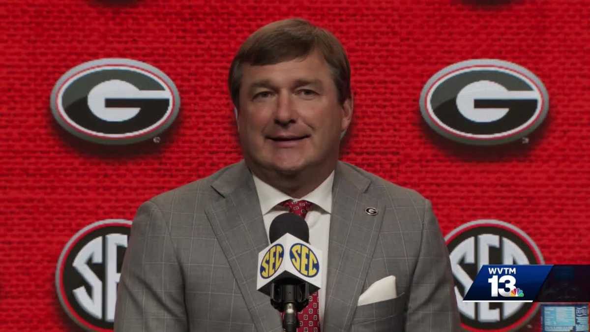 Georgia coach Kirby Smart talks "staying green" at SEC Media Days
