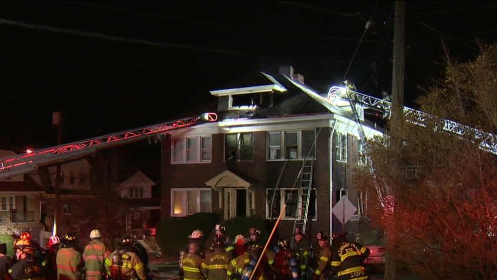 Brentwood fire sends at least two to the hospital